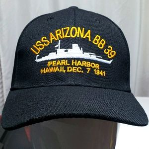 Accessories | Military Us Navy Pearl Harbor Uss Arizona Bb39 Hat | Poshmark